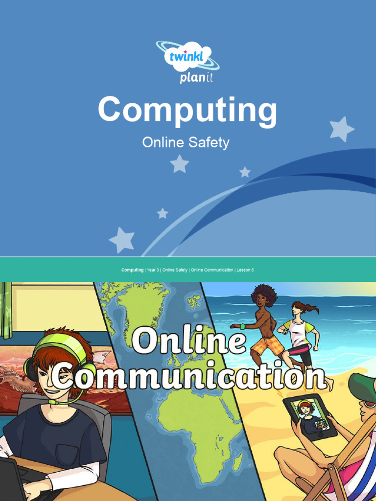 Lesson Presentation Online Communication | PDF | Computer Mediated Communication | Communication