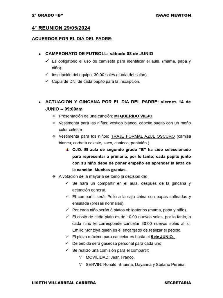 4° Reunion | PDF