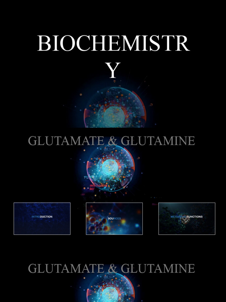 Glutamate and Glutamine | PDF | Glutamic Acid | Amino Acid