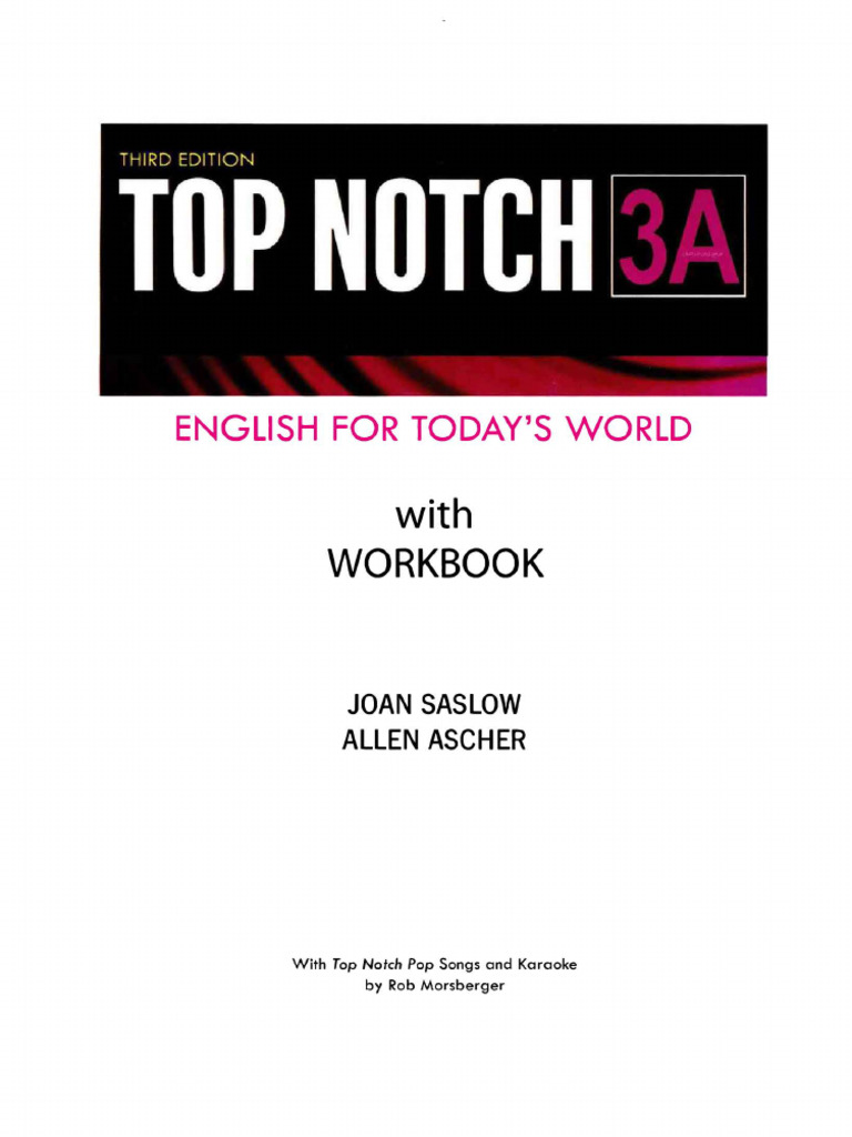 Top Notch Top Notch 3rd Edition 3A With Workbook PDF | PDF