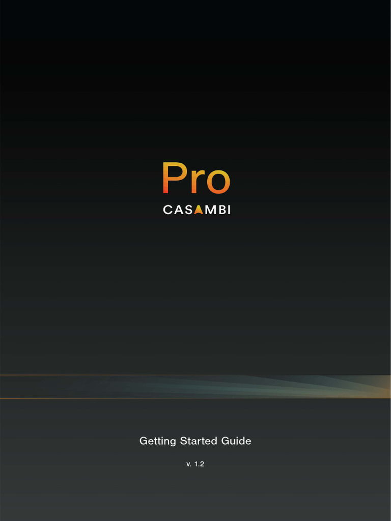 Casambi Pro Getting Started Guide - v1.2 | PDF | Ios | Microsoft Windows