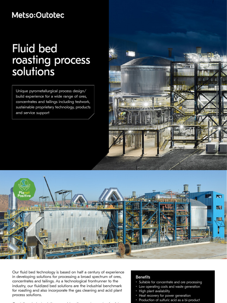 Fluid Bed Roasting Process Solutions 4805 en | PDF | Zinc | Sulfur