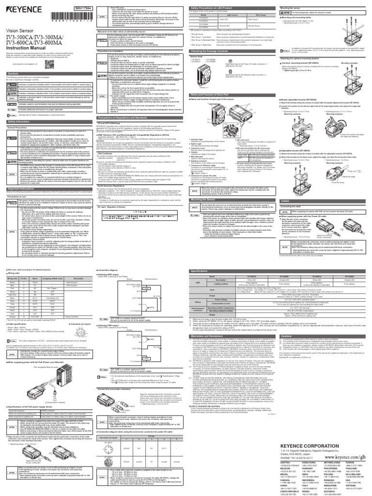 IV3-500CA/IV3-500MA/ IV3-600CA/IV3-600MA: Instruction Manual | PDF | Power Supply ...