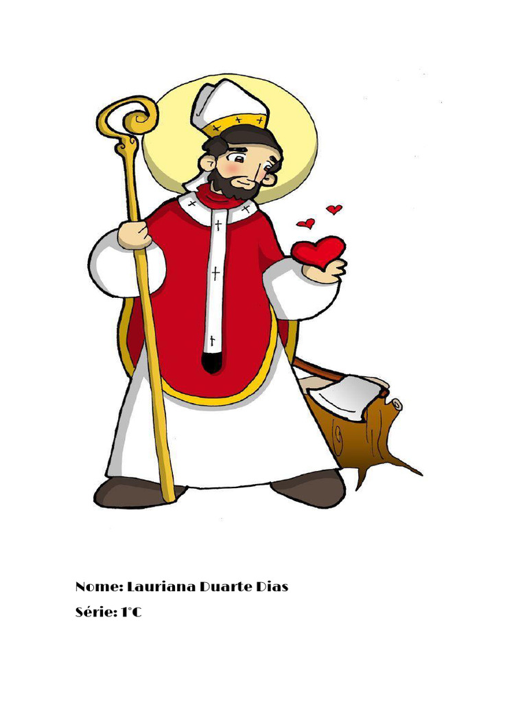 Trabalho de Ingles J Santo Valent | PDF | Catholic Church | Saint
