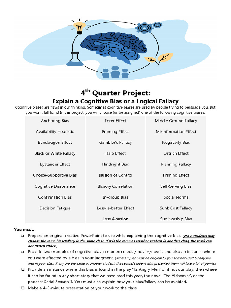 Student Bias Presentation Guide | PDF | Fallacy | Bias