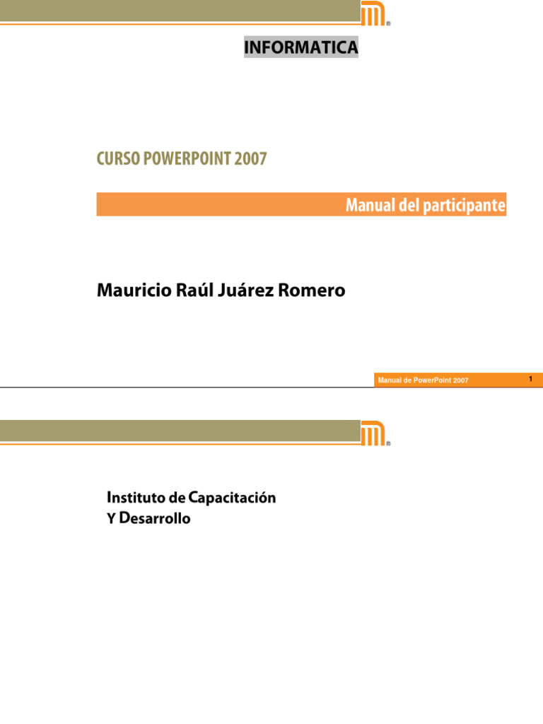 Manual Completo de PowerPoint 2007 | PDF | Microsoft PowerPoint ...