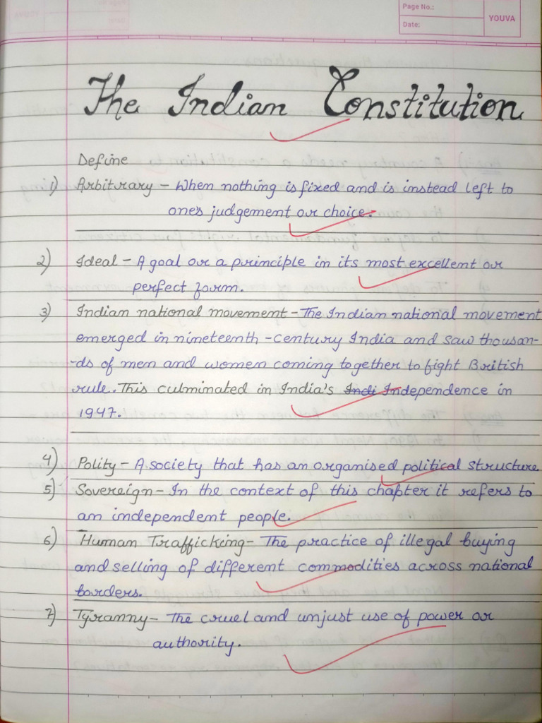 The Indian Constitution (Civics) | PDF
