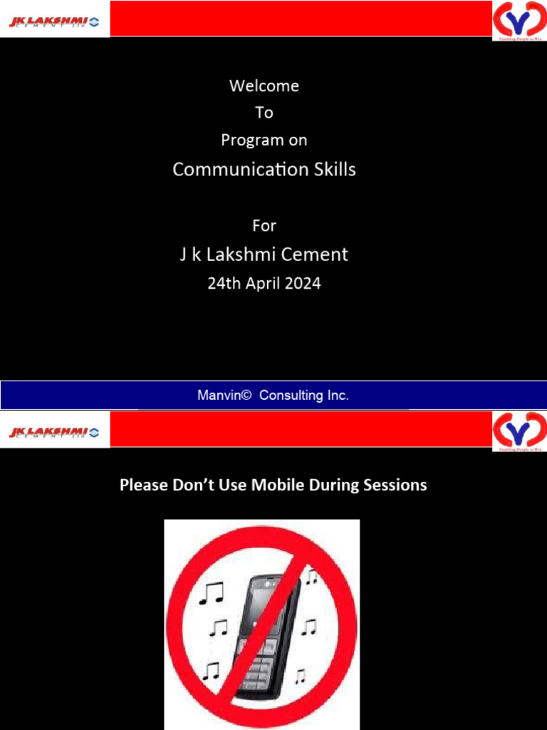 Communication Skills PPT 120714 | PDF | Communication | Body Language