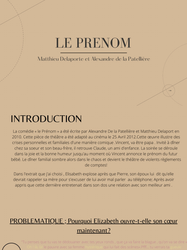 Le prenom expo | PDF