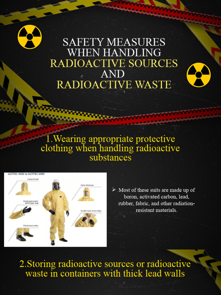 Safety Measures When Handling Radioactive Sources | PDF