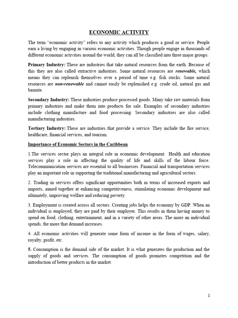 Geography Notes 5- Economic Activity | Download Free PDF | Soil ...