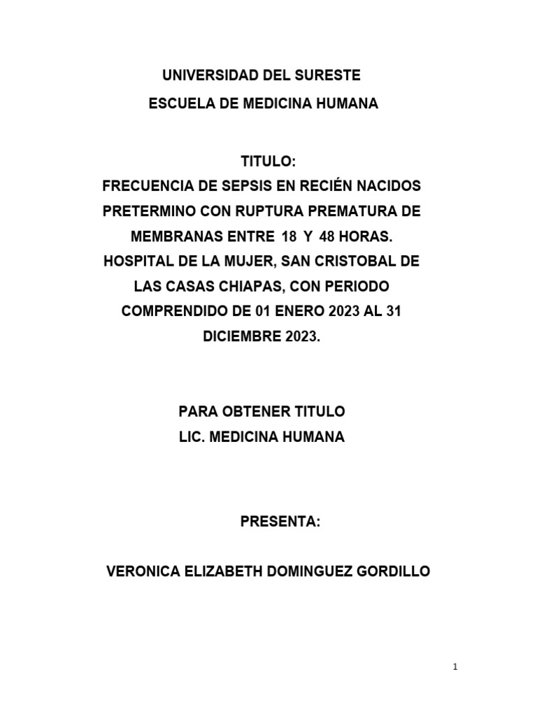 TESIS SEPSIS NEONATAL VERONICA ELIZABETH DOMINGUEZ GORDILLO | Descargar ...