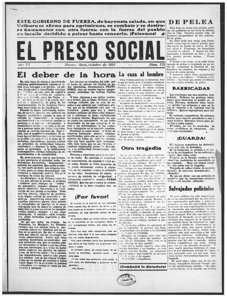 1931-10 El Preso Social | PDF