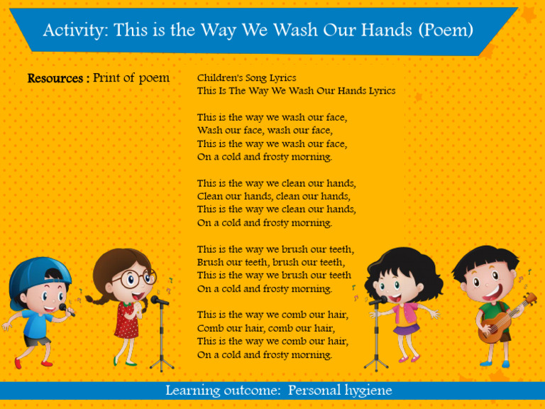 Wash Our Hand | PDF | Language Arts & Discipline