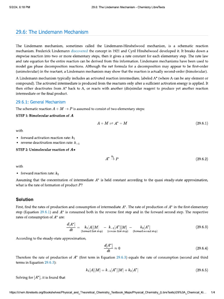 Lindemann Theory | PDF