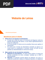 Manual Uso de La Web de Letras y Facturas BCP | PDF