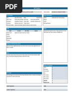 Function Sheet Template | PDF