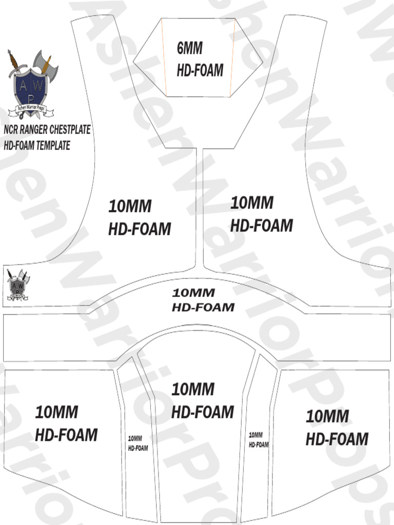 NCR Ranger Chest Template | PDF