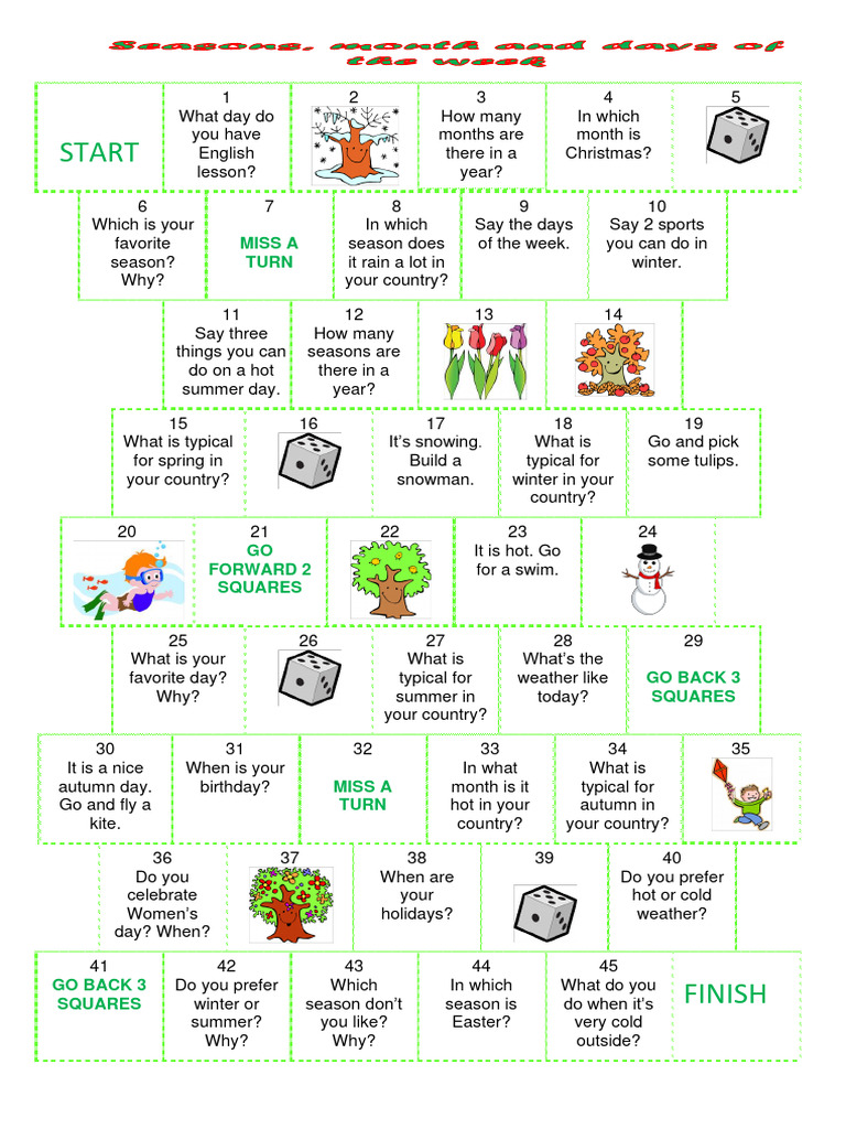 board-game-month-seasons-days-of-the-week-activities-promoting ...