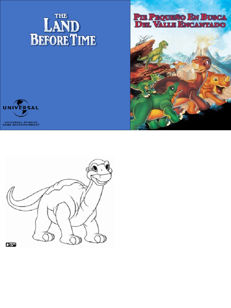 Libro de Colorear en Busca Del Valle Encantado | PDF