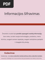 19 Pamoka Kriptografija (6 Pamokų Ciklas) | PDF