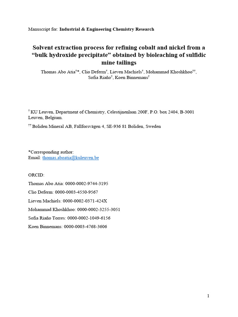 Manuscript - Industrial & Engineering Chemistry Research - Postprint ...