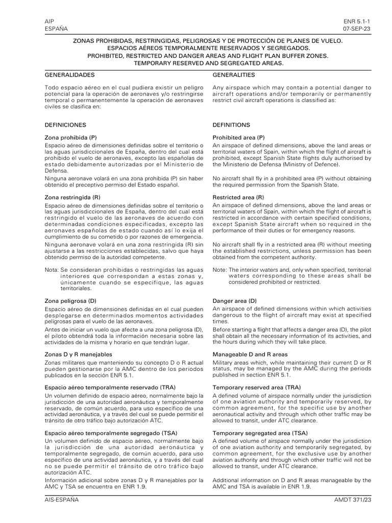 LE ENR 5 1 en | PDF | Control de tráfico aéreo | Seguridad de la aviación