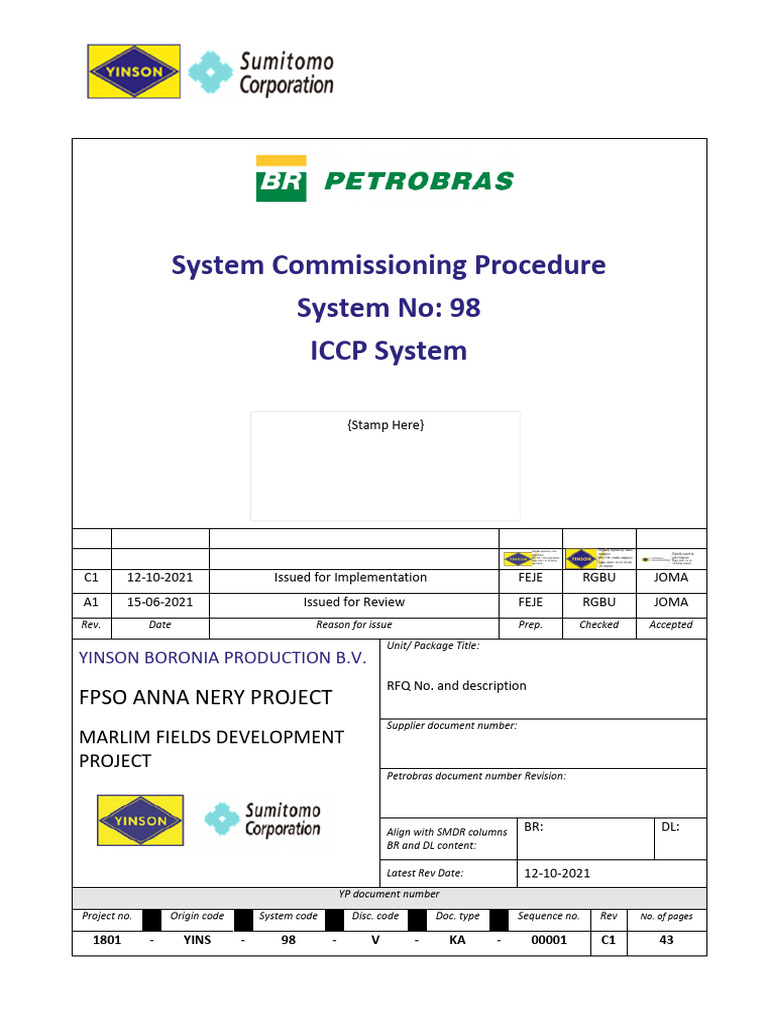 ICCP System | PDF | Anode | Electrical Engineering