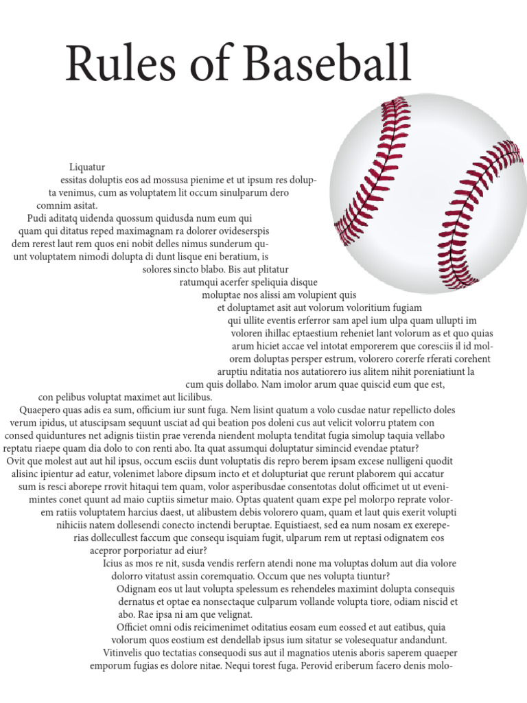 Baseball Final | PDF