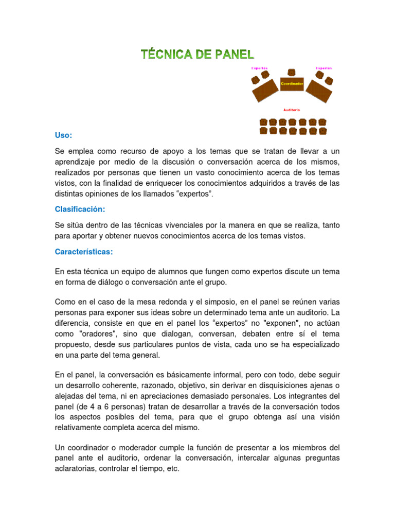 Tecnica de Panel | PDF