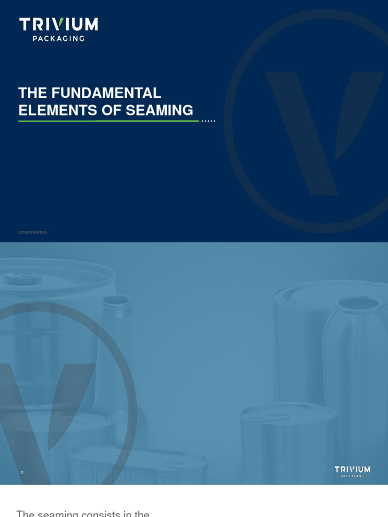 3 Fundamental Elements of Seaming | PDF | Technology & Engineering