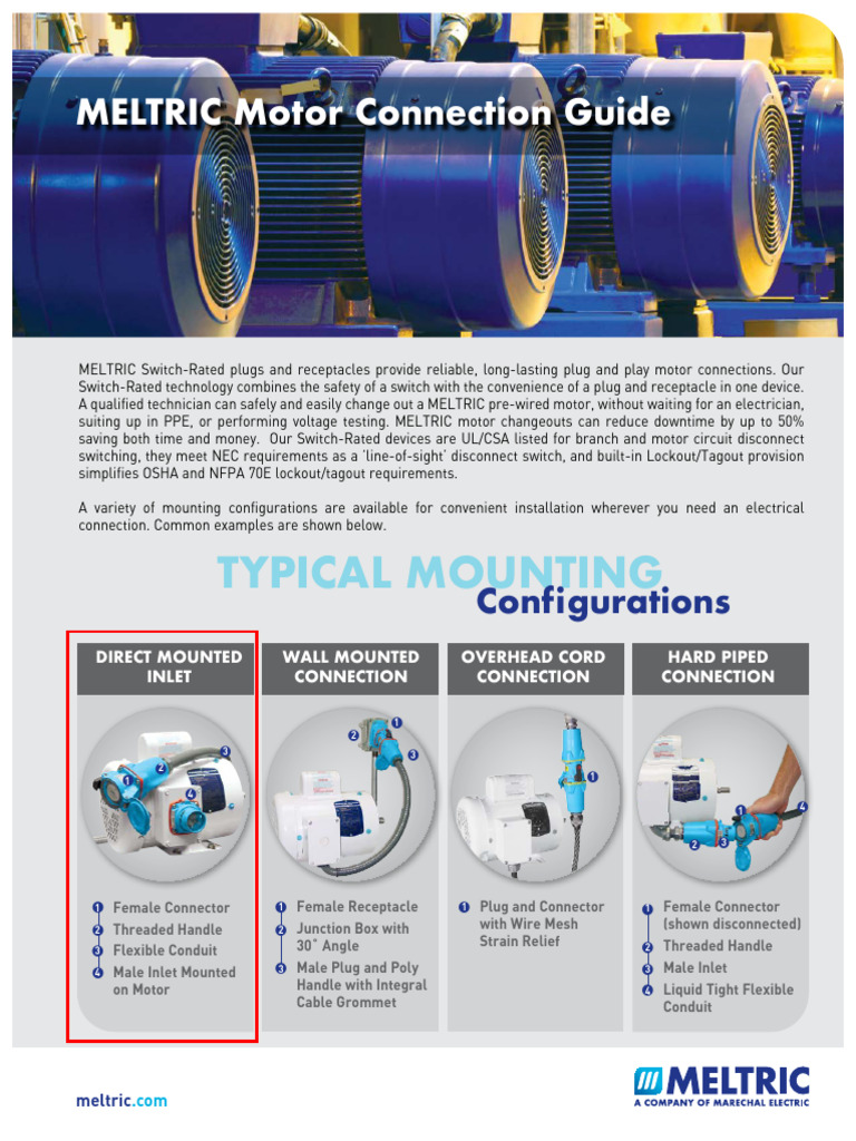 Motor Disconnect | PDF | Electrical Connector | Electrical Components