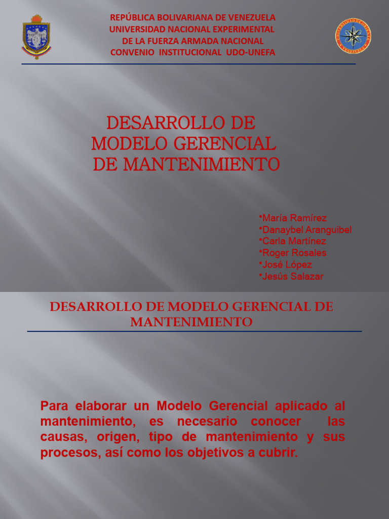 Modelo Gerencial | PDF