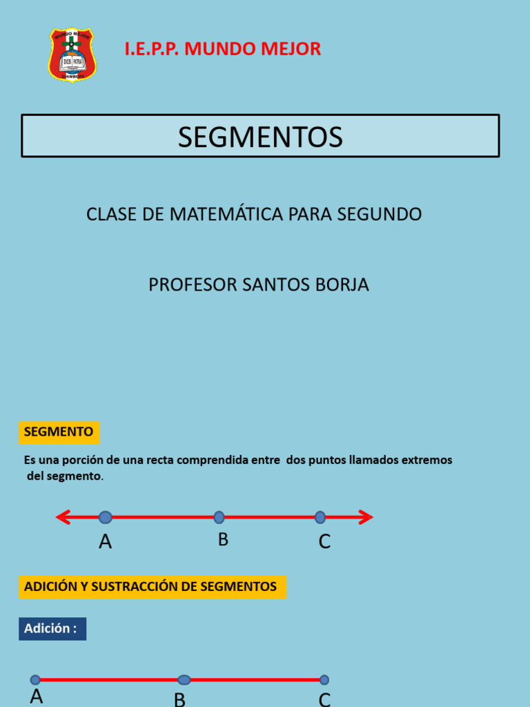 Tema 08 Segmentos | PDF | Euclides | Matemáticas