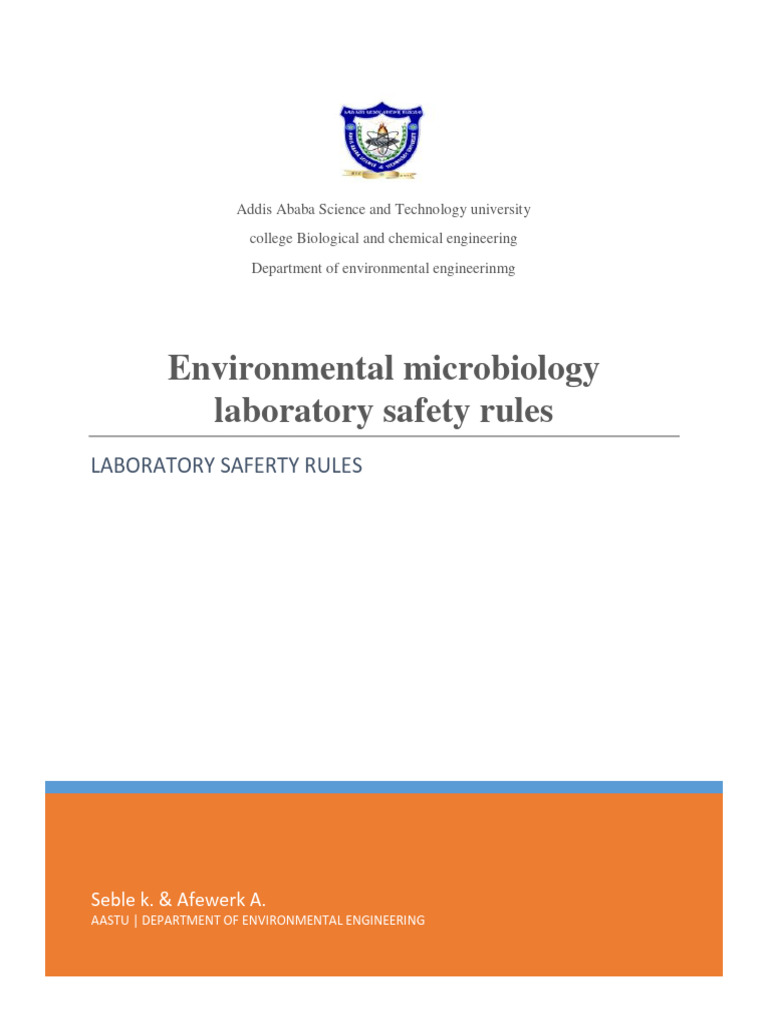 Safety rules in a microbiology laboratory | Download Free PDF ...