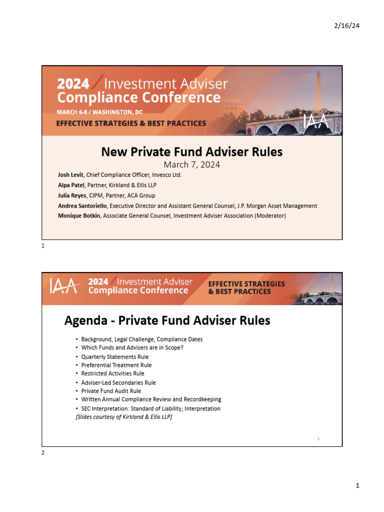 7a.2024.C2.PPT PFA Panel.2.15.24 | Download Free PDF | U.S. Securities ...
