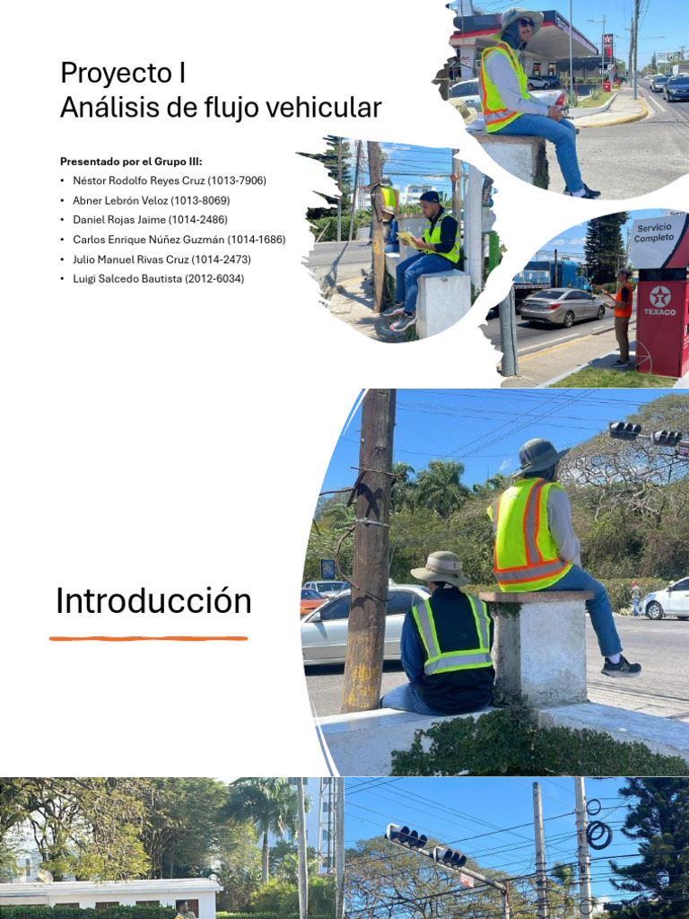 Proyecto 1-Ingeniería de Tránsito, Análisis de Flujo, Grupo #3 | Descargar gratis PDF | Unidades ...