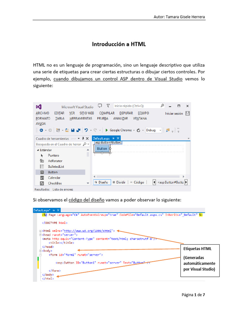 Introducción a HTML | PDF | HTML | Desarrollo web