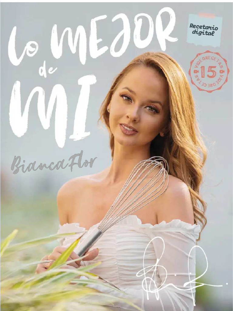 Recetario Biancaflor Variado (Primer Libro) | PDF | Chocolate | Pizza