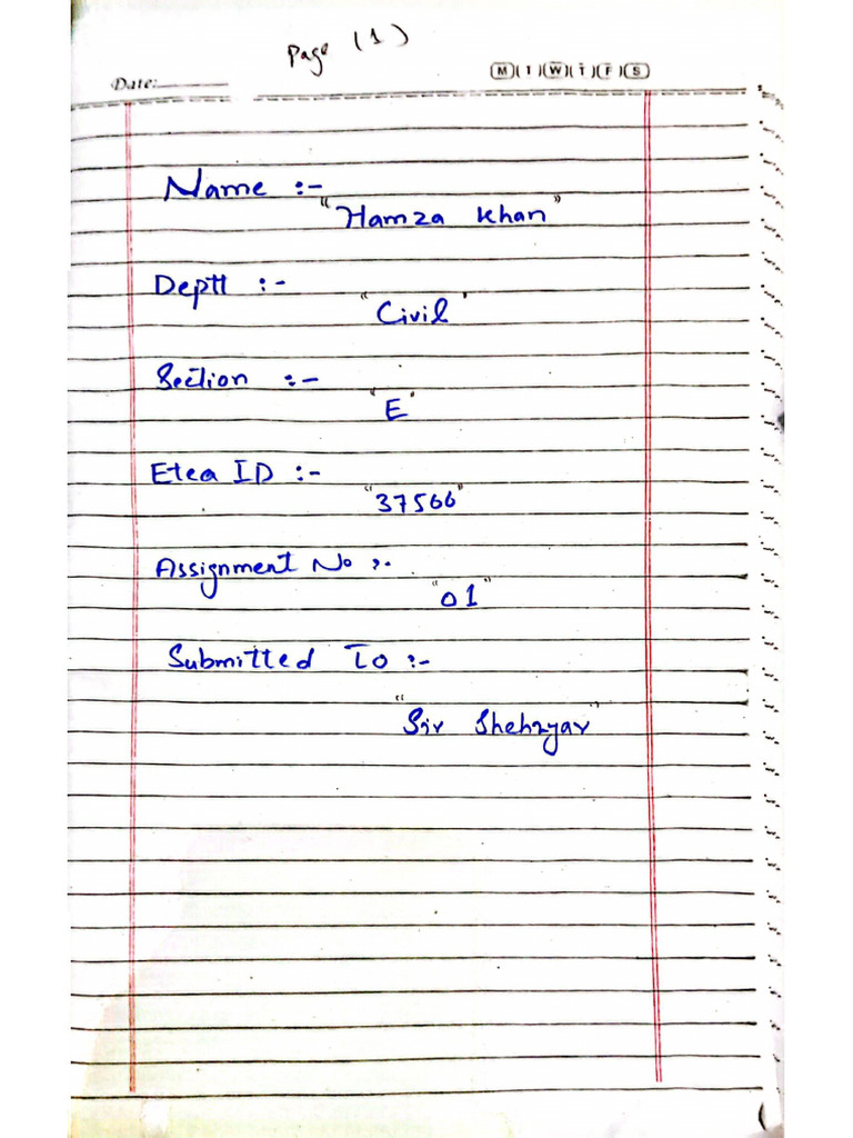 Linear Algebra Assignment Of Uet Peshawar Pdf