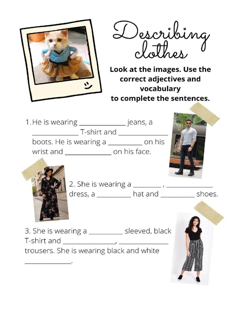 Describing clothes | PDF