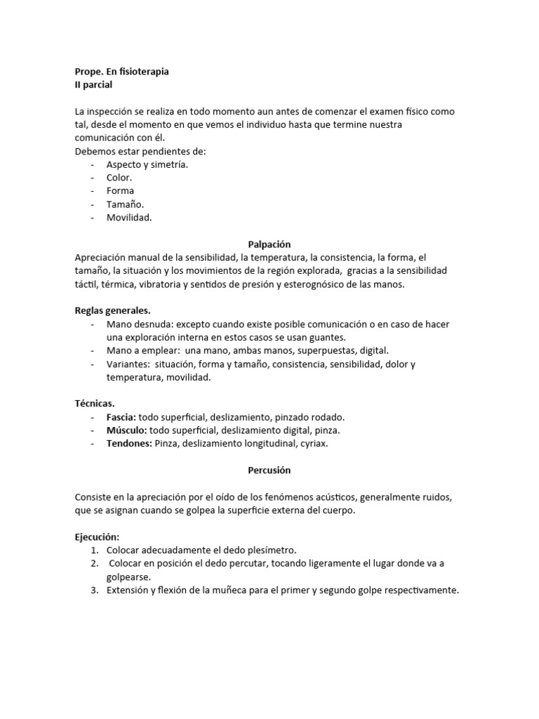 Prope en Fisio - II Parcial | PDF | Cráneo | Dolor de cabeza