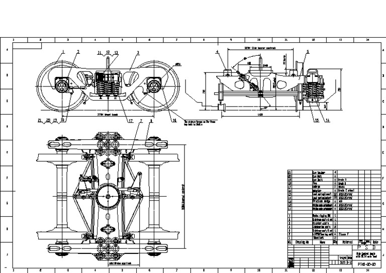 32.5 Ton Axle Load Bogie | PDF