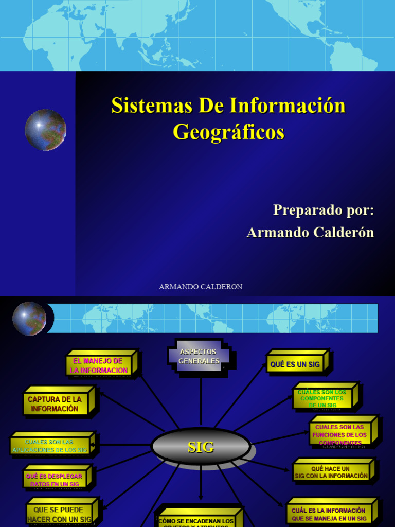 Sistemas de Información Geográficos | PDF | Sistema de información ...