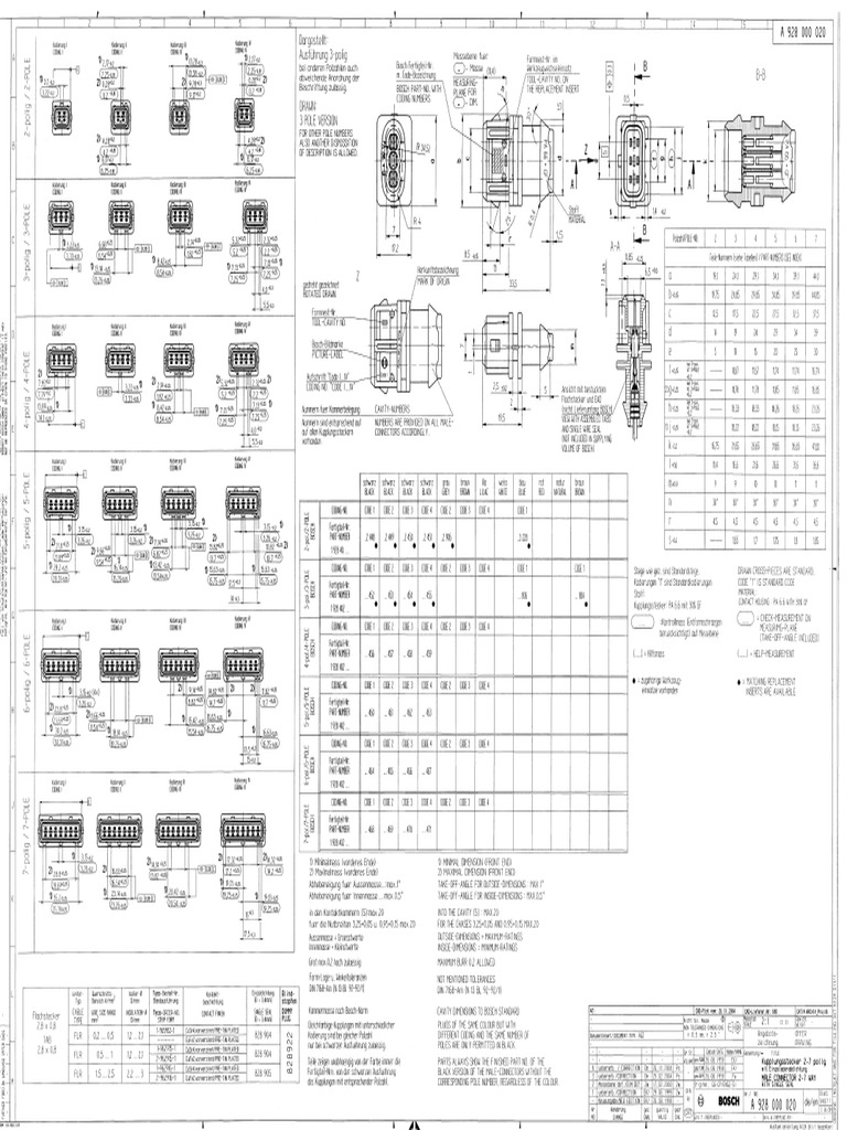 Bosch JPT Connectors Male | PDF