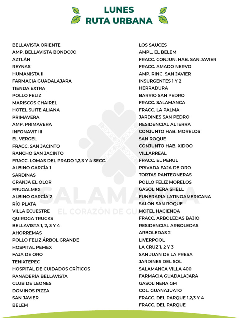 Rutas Limpia | PDF | México