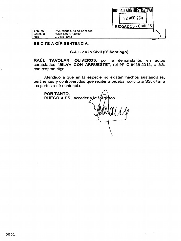 Dte-Solicita-Citacion Oir Stcia | PDF