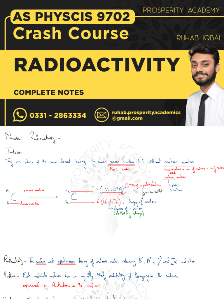 Radioactivity | PDF