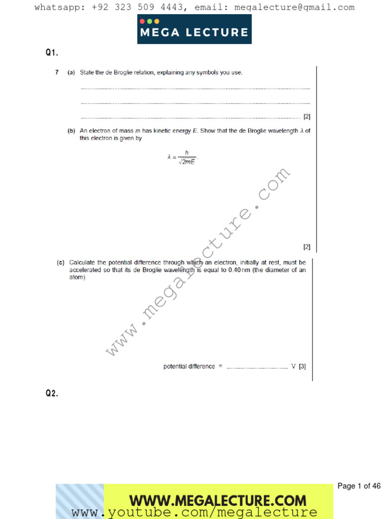 Quantum Physics Qp | PDF