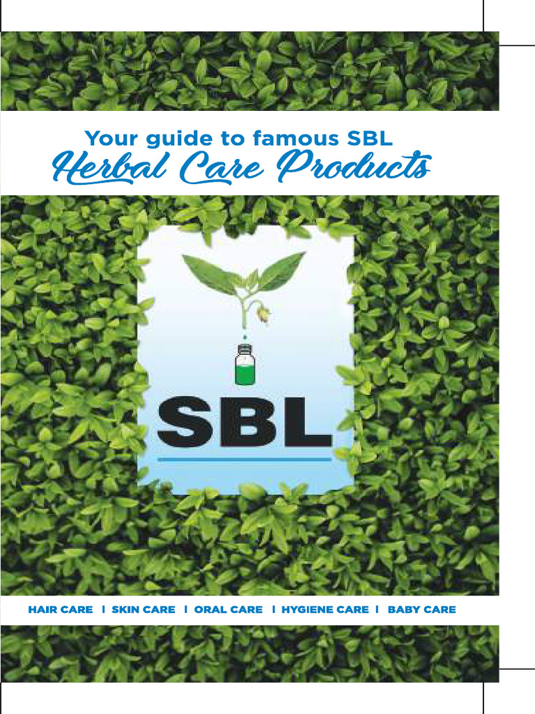 SBL Cosmatic Products PDF | PDF